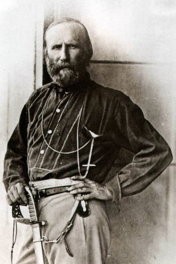 Giuseppe Garibaldi (em foto de 1860), revolucionário italiano que ...