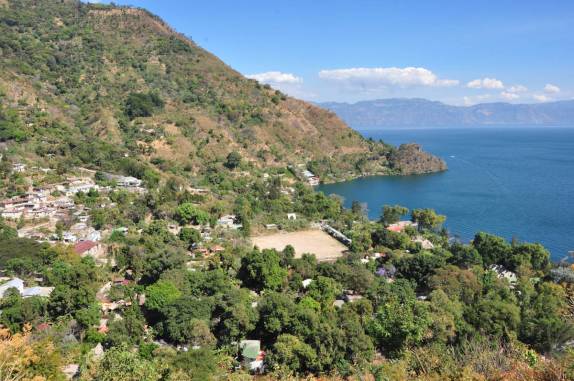 San Marcos, no lago Atitlán, na Guatemala